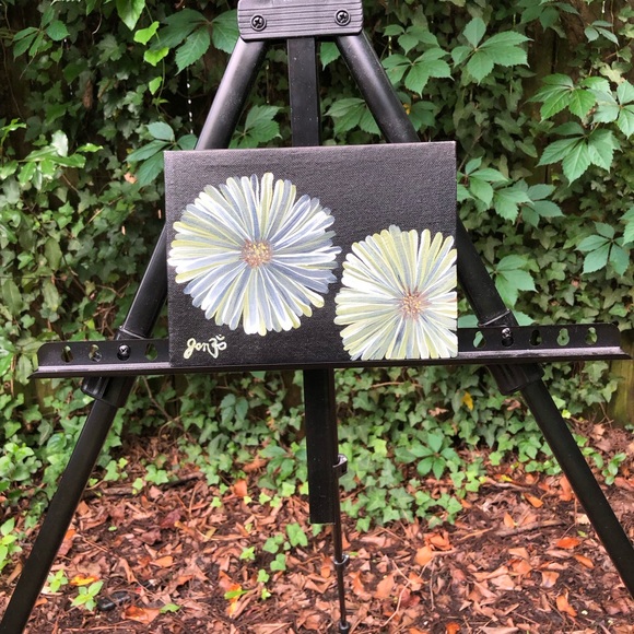 Hand Crafted | Art | Spring Flowers Acrylic Painting On Canvas | Poshmark